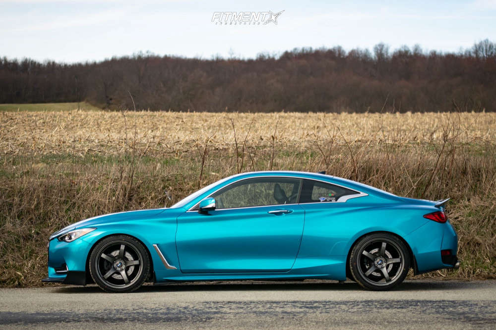 2017 INFINITI Q60 3.0 with 19x9.5 Gram Lights 57cr and Hankook 255x35 ...