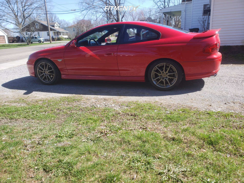 2004 Pontiac GTO Base with 18x8 Niche Dfs and Nitto 245x40 on Stock ...