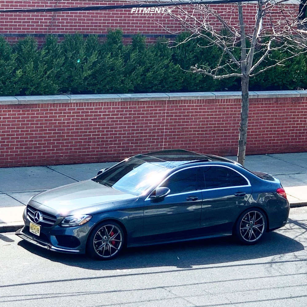 2015 Mercedes-Benz C300 4Matic with 19x8.5 Niche Misano and Michelin ...