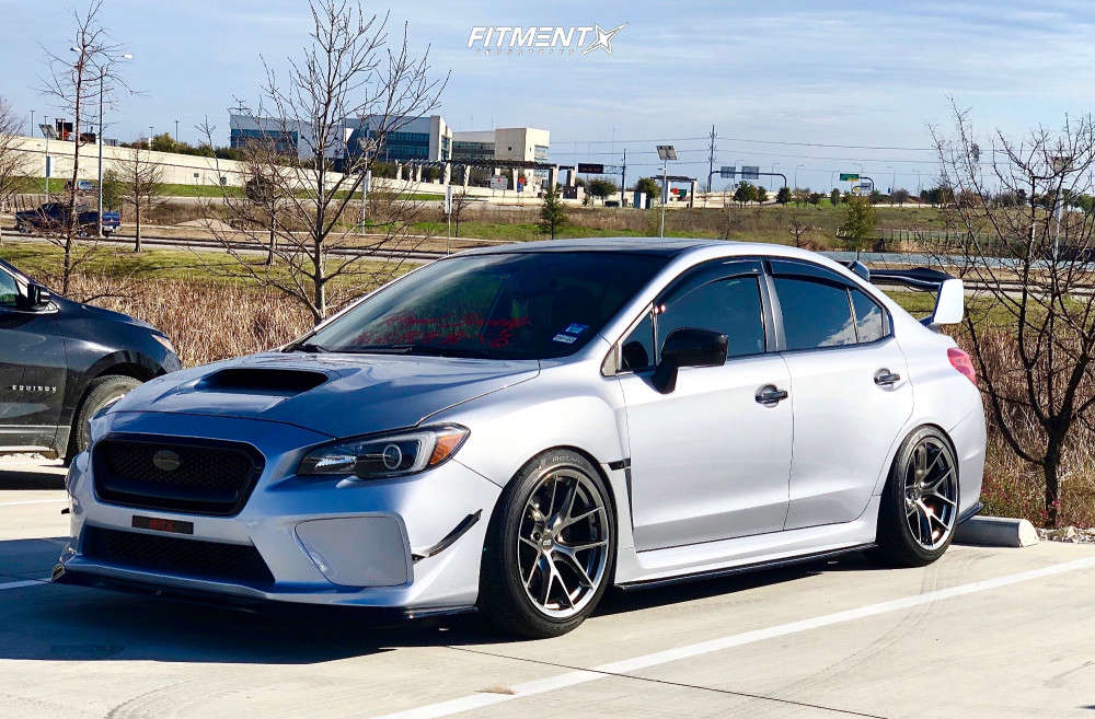 2015 Subaru WRX Premium with 18x10 ESR Rf2 and Nitto 235x40 on ...