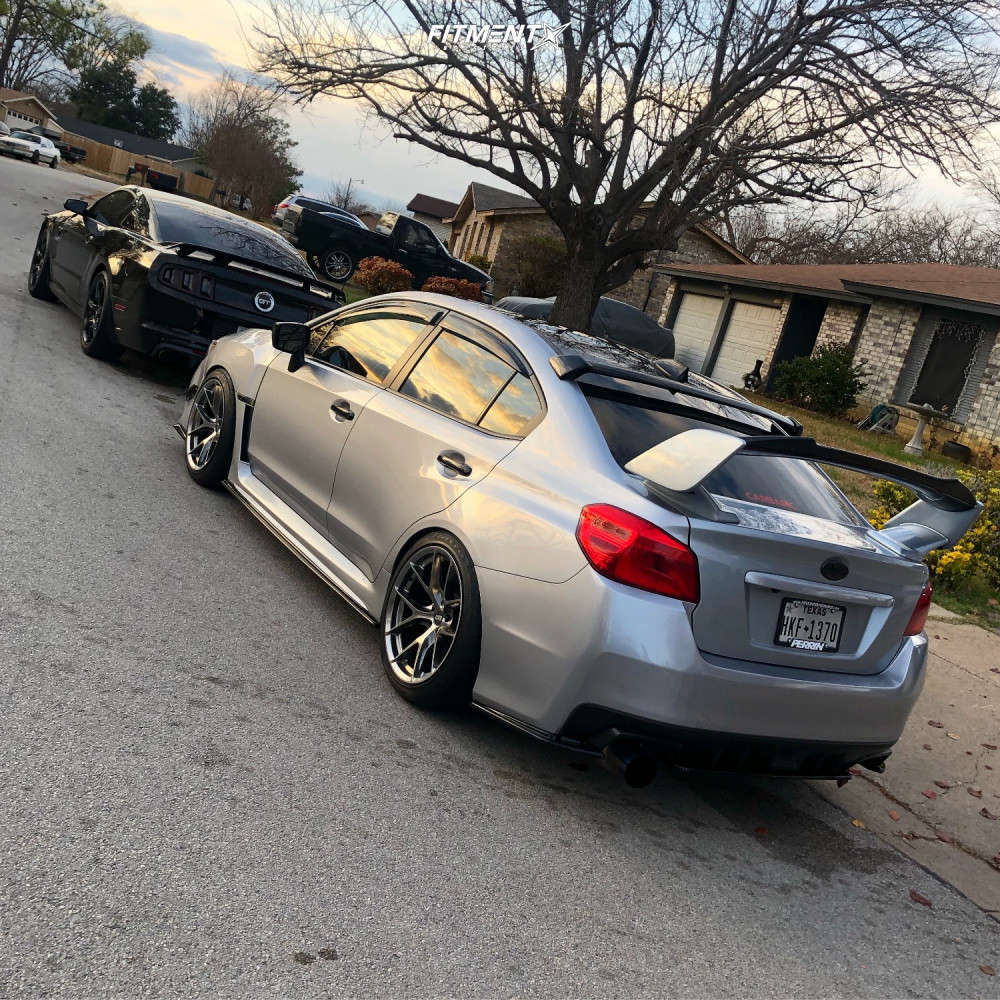 2015 Subaru WRX Premium with 18x10 ESR Rf2 and Nitto 235x40 on ...