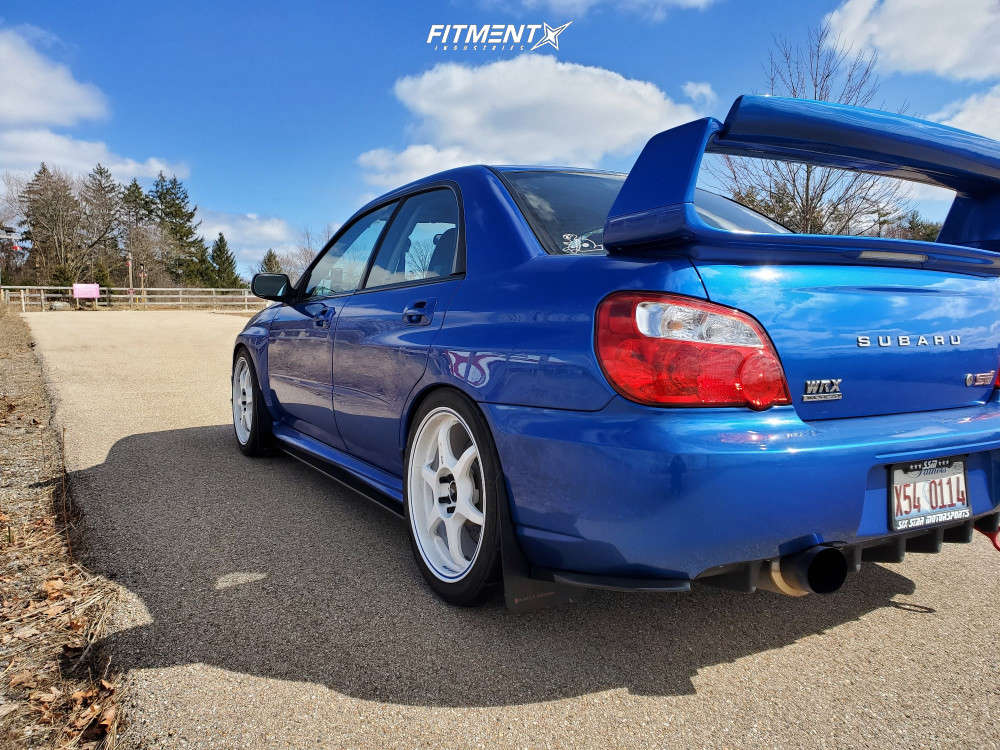 2004 Subaru WRX STI Base with 18x8.5 Buddy Club P1 and Hankook 235x40 ...