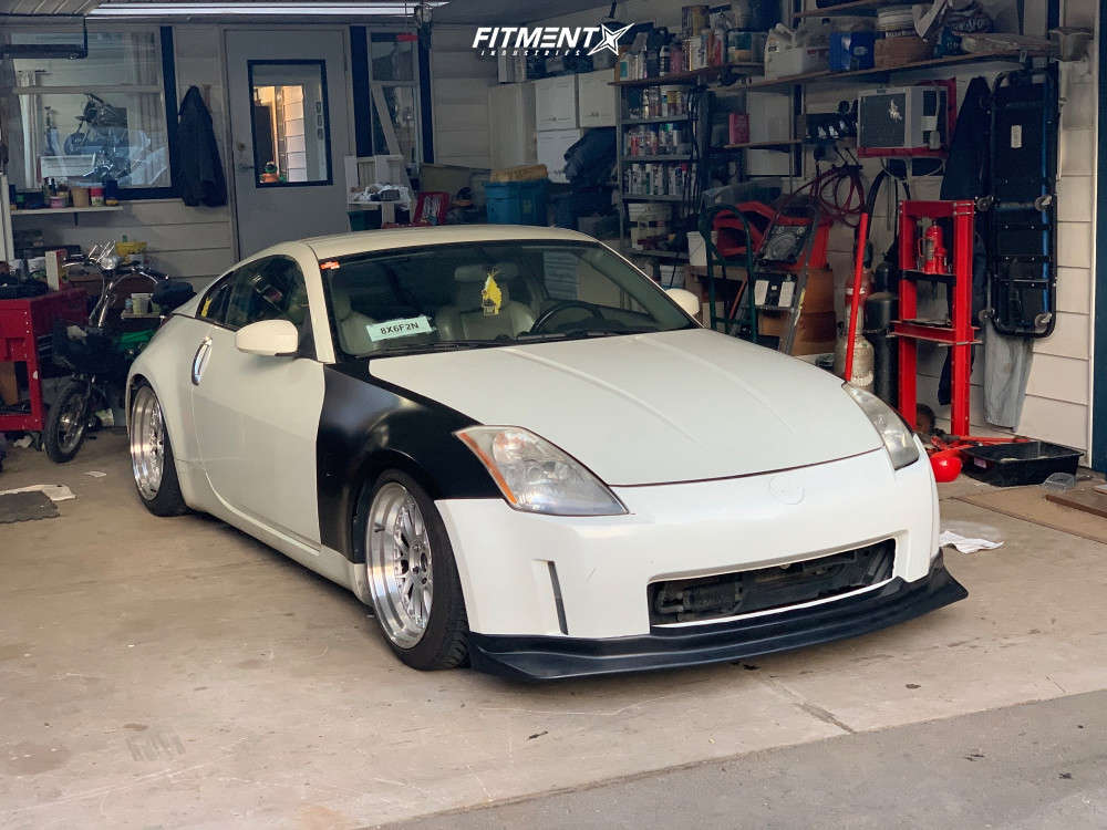 2003 Nissan 350Z Touring with 18x10 XXR 521 and Michelin 245x40 on Coilovers | 998867 | Fitment ...