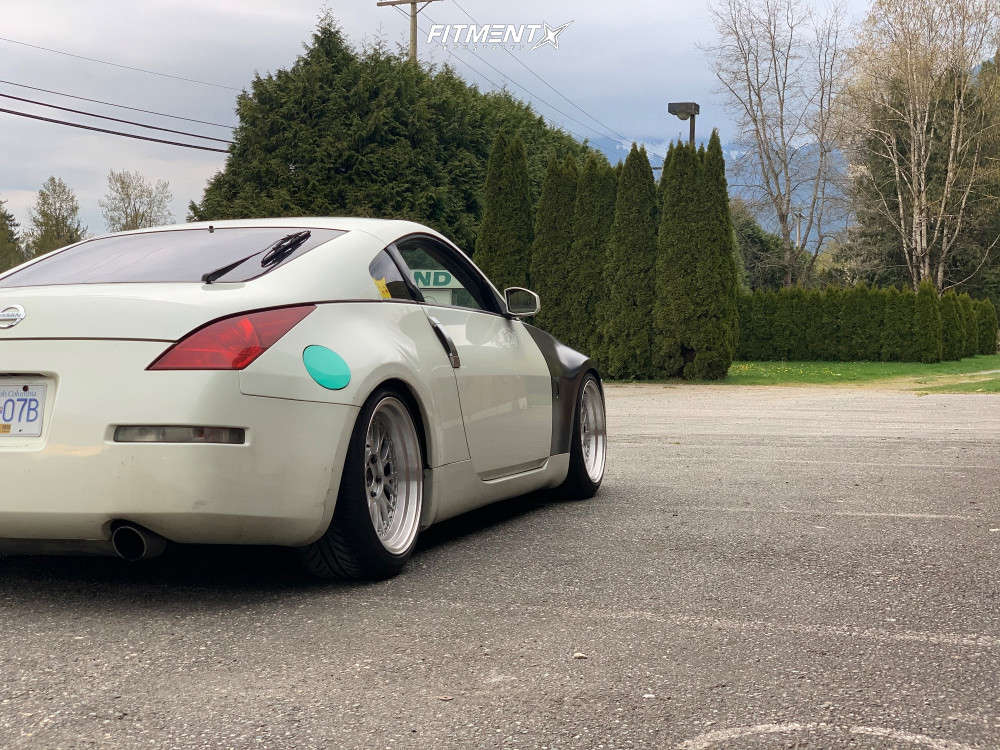 2003 Nissan 350Z Touring with 18x10 XXR 521 and Michelin 245x40 on Coilovers | 998867 | Fitment ...