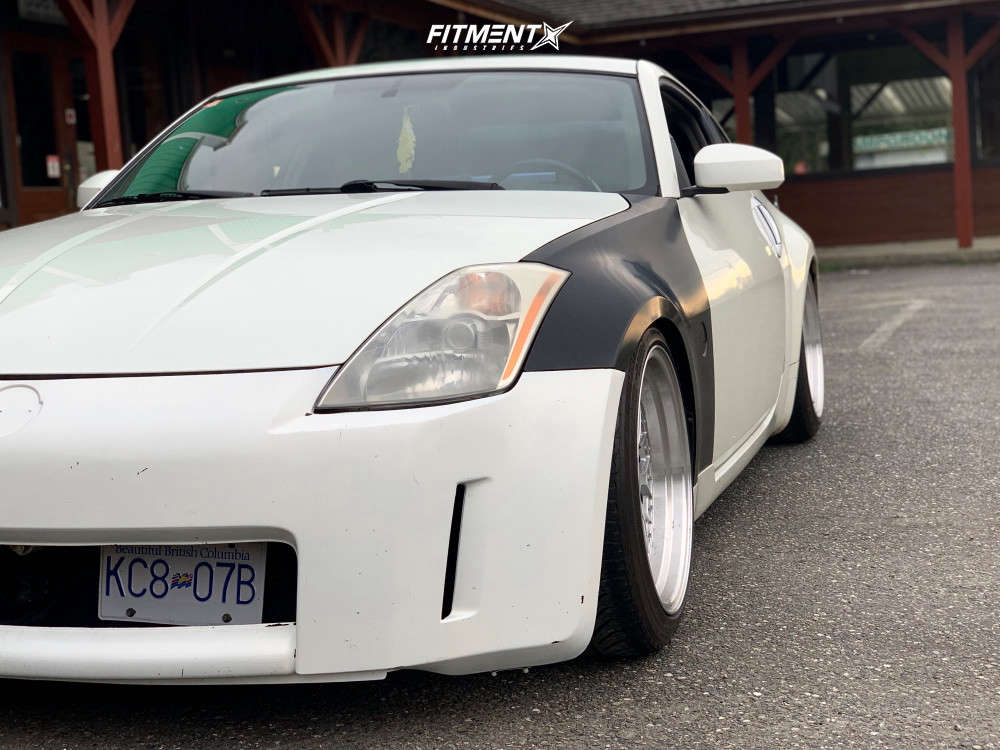 2003 Nissan 350Z Touring with 18x10 XXR 521 and Michelin 245x40 on Coilovers | 998867 | Fitment ...