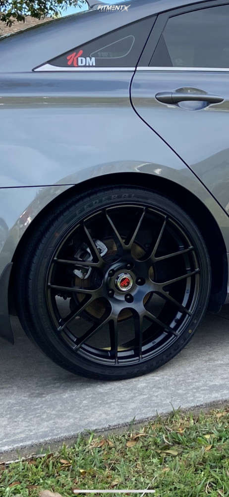 2013 Hyundai Sonata GLS with 20x8.5 Revolution Racing Rr06 and Federal ...