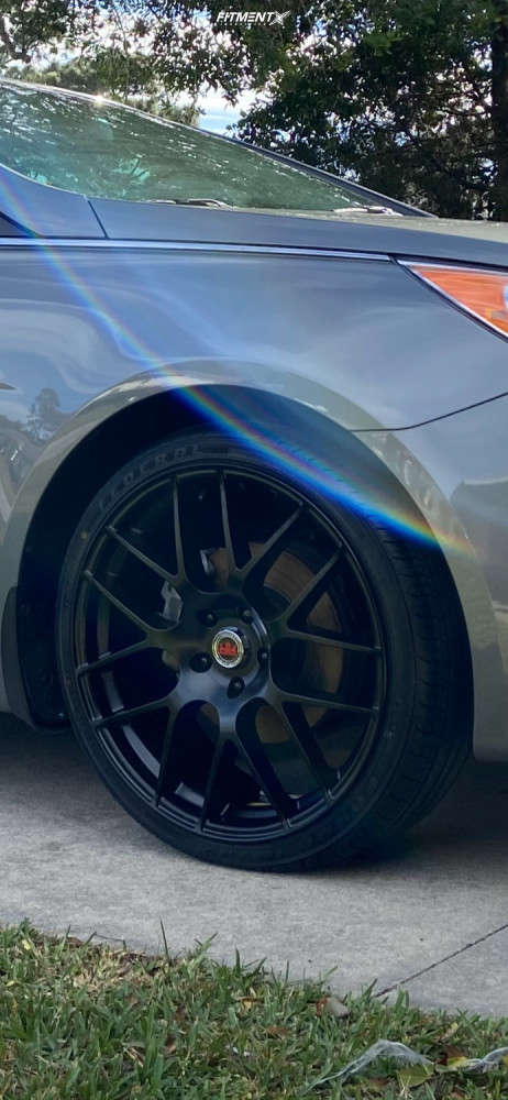 2013 Hyundai Sonata GLS with 20x8.5 Revolution Racing Rr06 and Federal ...