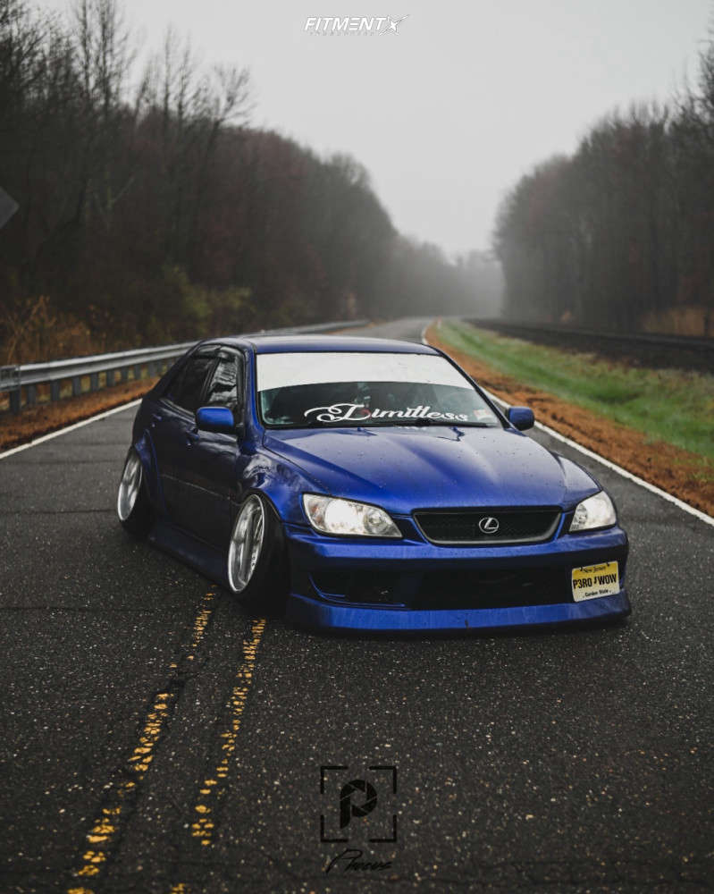 2003 Lexus IS300 Base with 17x11.5 Work VS SD and Leao 225x45 on Air ...